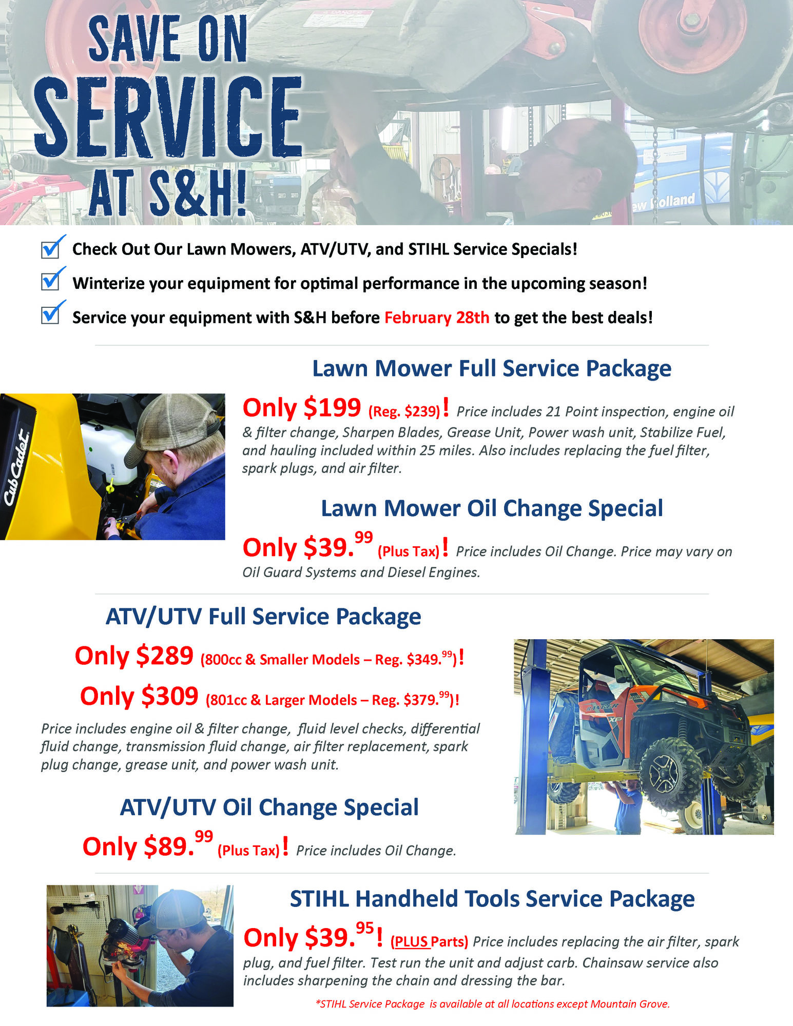 Ready Check | S&H Farm Supply | Lockwood Missouri